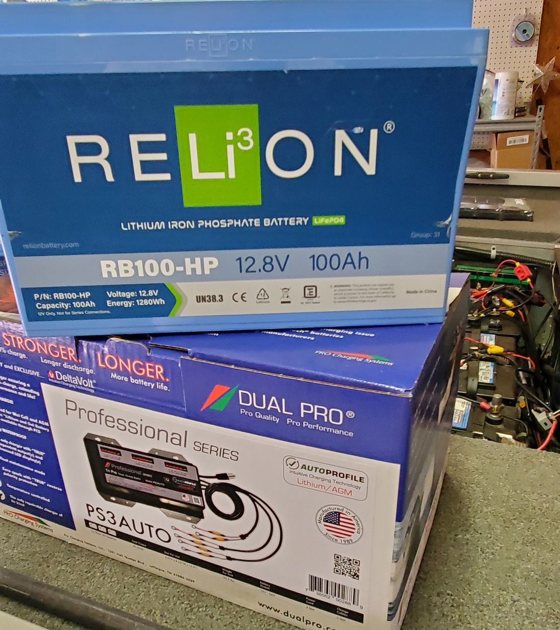 Flipping the RELiON Lithium Battery switch – Part One: Shop Work ...